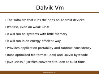A deep dive into Android OpenSource Project(AOSP) | PPT