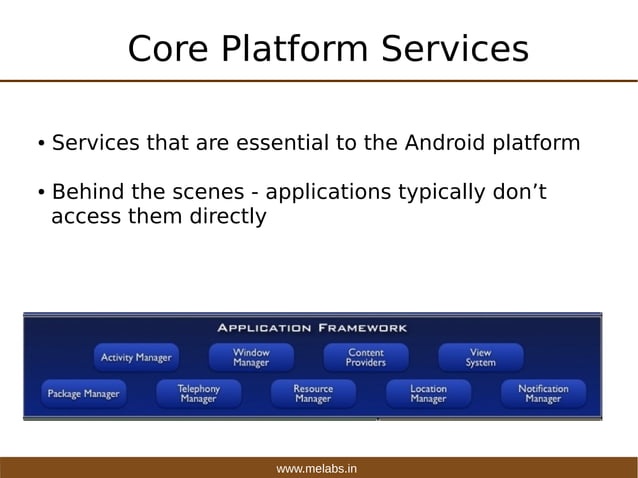 A deep dive into Android OpenSource Project(AOSP) | PPT