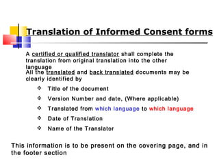 INFORM CONSENT FORM | PPT
