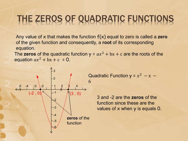 Quadratic function | PPTX