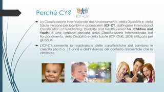 L'ICF-CY ed il suo utilizzo | PDF