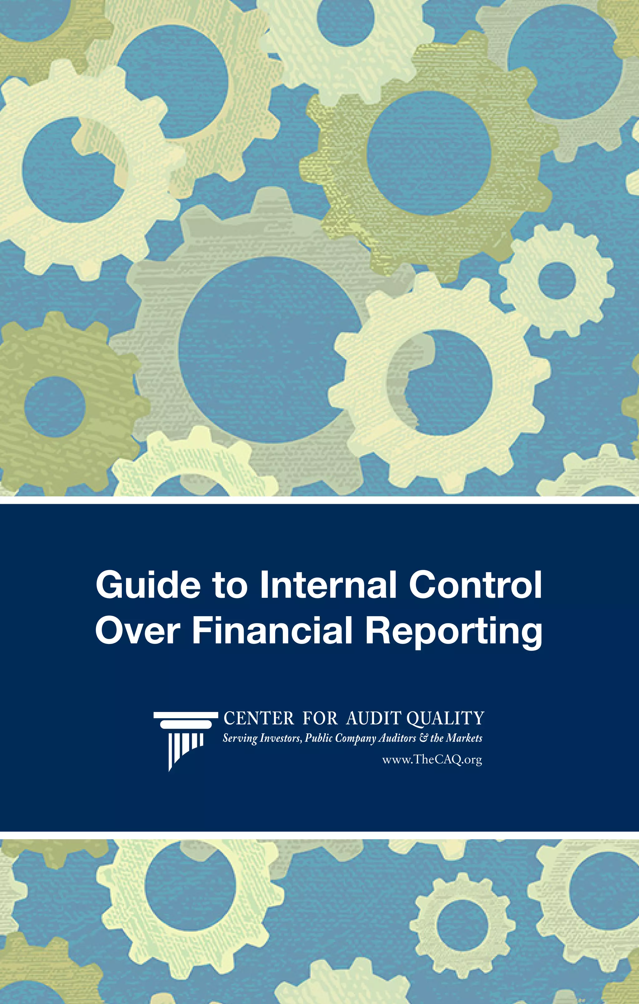 Icfr guide to internal control over financial reporting good | PDF