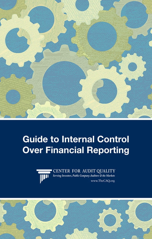 Icfr guide to internal control over financial reporting good | PDF
