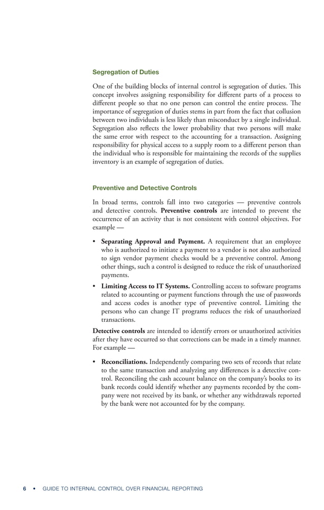 Icfr guide to internal control over financial reporting good | PDF