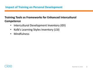 Intercultural Learning from the Inside Out: Supporting Faculty, Staff ...