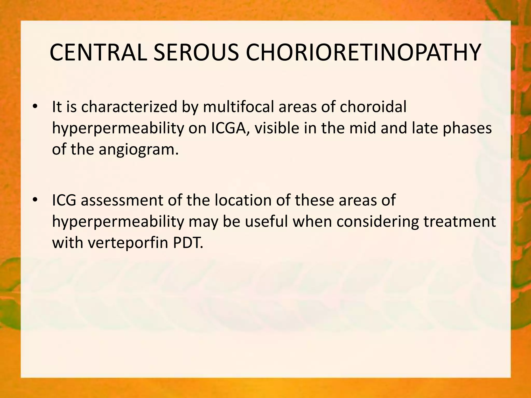INDOCYANINE GREEN ANGIOGRAPHY | PPTX