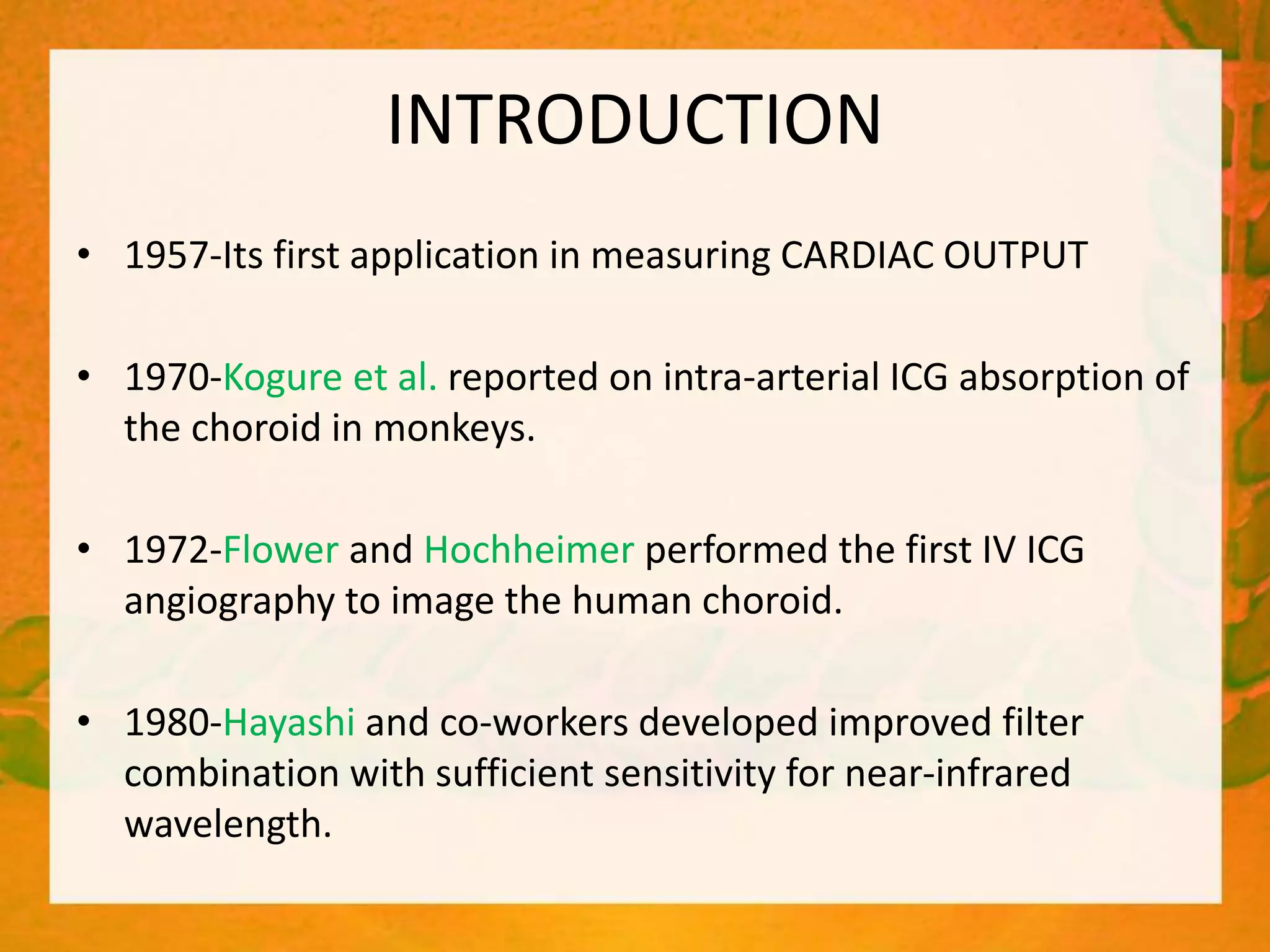 INDOCYANINE GREEN ANGIOGRAPHY | PPTX