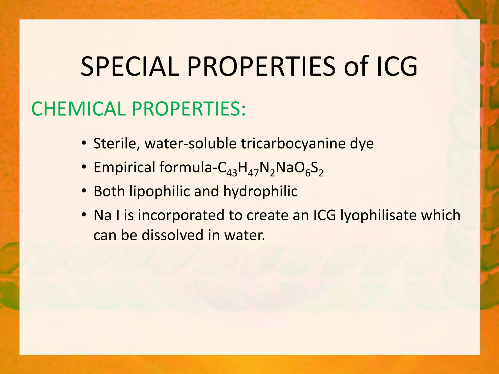 INDOCYANINE GREEN ANGIOGRAPHY | PPTX