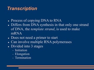 Icgems_centraldogma1.ppt | Biological Sciences | Science
