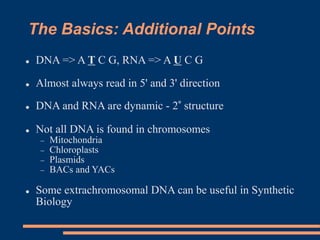 Icgems_centraldogma1.ppt | Biological Sciences | Science