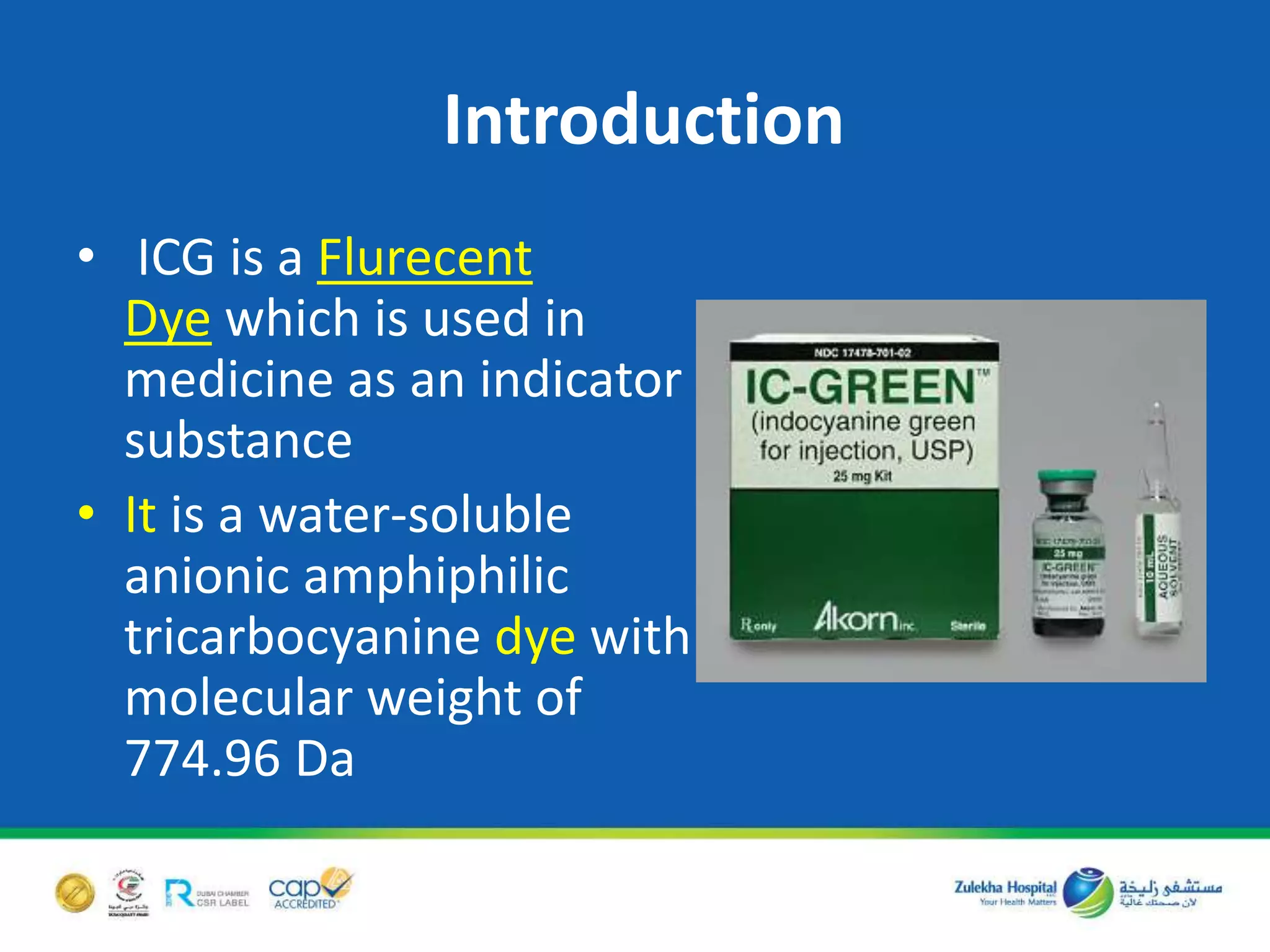 ICG Florence in general and onco surgery | PPTX