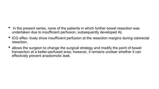 ICG in colorectal resection.pptx | Digestive Disorders | Diseases and ...