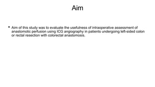 ICG in colorectal resection.pptx