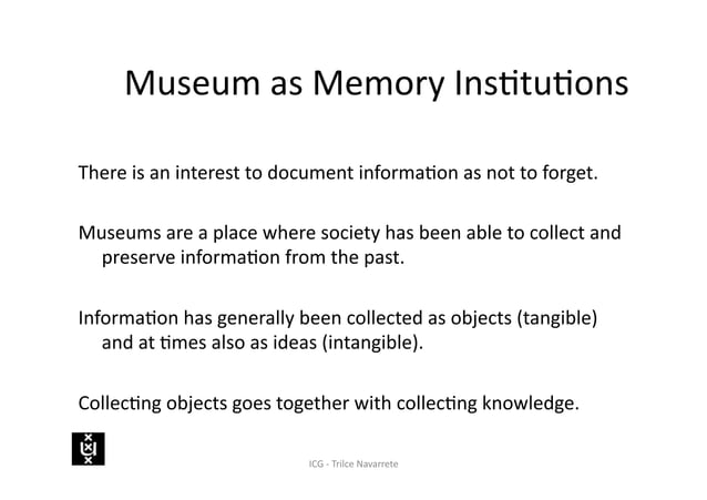 Memory institutions: museums | PPT