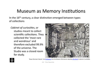 Memory institutions: museums | PPT
