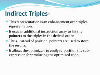 Intermediate code generator | PPTX