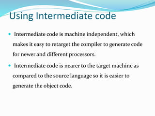 Intermediate code generator | PPTX
