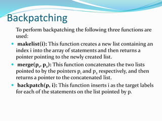 Syntax-Directed Translation into Three Address Code | PPTX ...