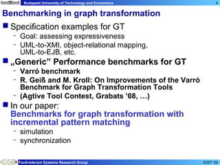 A benchmark evaluation for incremental pattern matching in graph transformation | PPT