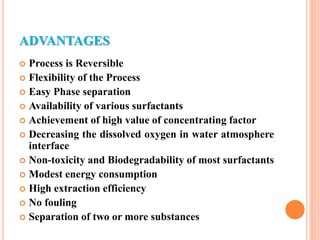 Synergetic treatment of waste water using different surfactants ...