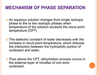 Synergetic treatment of waste water using different surfactants ...