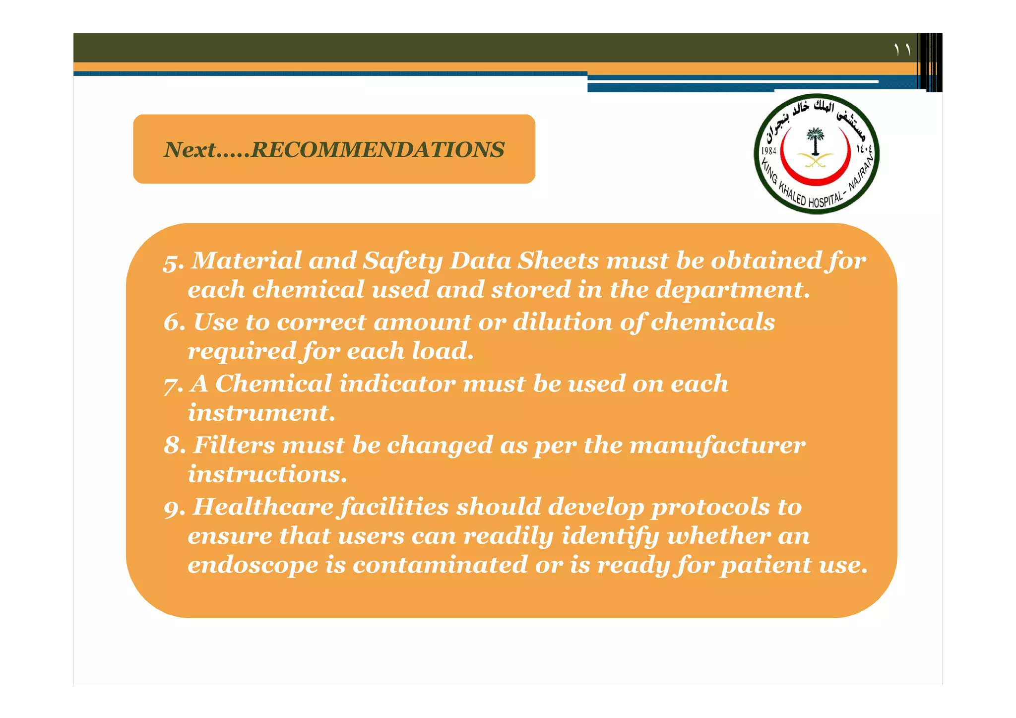 Infection Control Guidelines for Endoscopy Unit [compatibility mode] | PDF