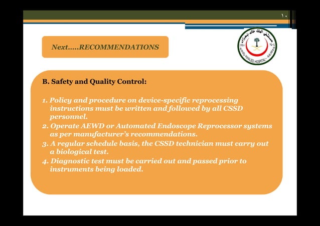 Infection Control Guidelines for Endoscopy Unit [compatibility mode ...