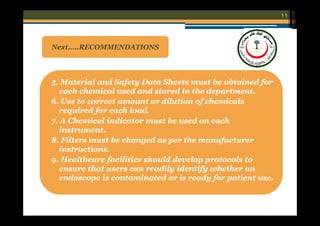 Infection Control Guidelines for Endoscopy Unit [compatibility mode] | PDF