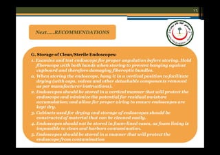 Infection Control Guidelines for Endoscopy Unit [compatibility mode] | PDF