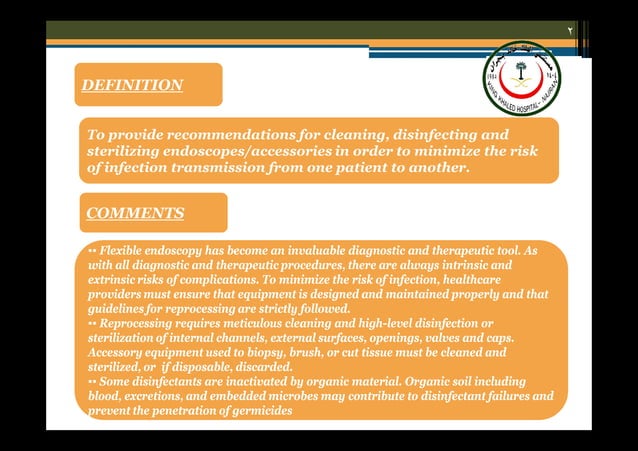Infection Control Guidelines for Endoscopy Unit [compatibility mode ...