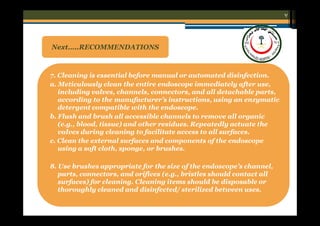 Infection Control Guidelines for Endoscopy Unit [compatibility mode] | PDF