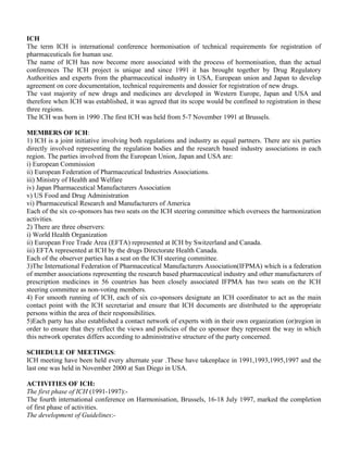 Ich | DOC | Pharmaceutical Industry | Industries