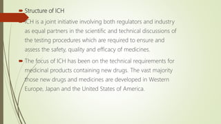 Regulatory Requirements as per ICH FDA | PPTX