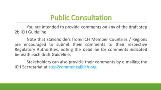 ICH & It's Guidelines | PPT