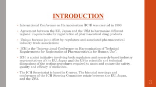 ICH- Objectives and stability guidelines | PPT