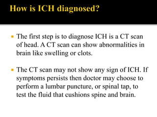 INTRA CRANIAL HEMATOMA.pptx | First Aid | Injuries