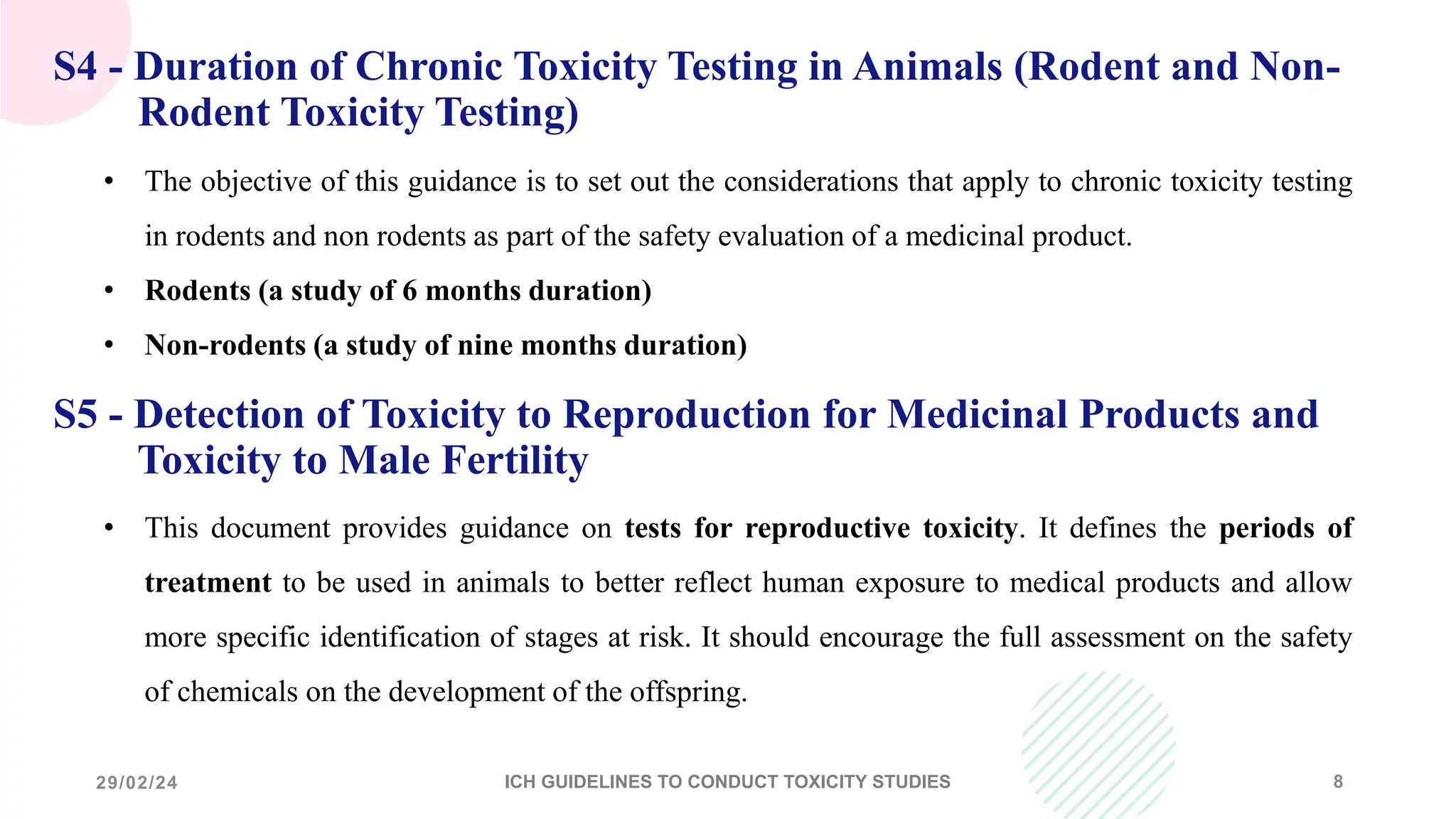 Regulatory Guidelines for Conducting Toxicity Studies by ICH.pptx