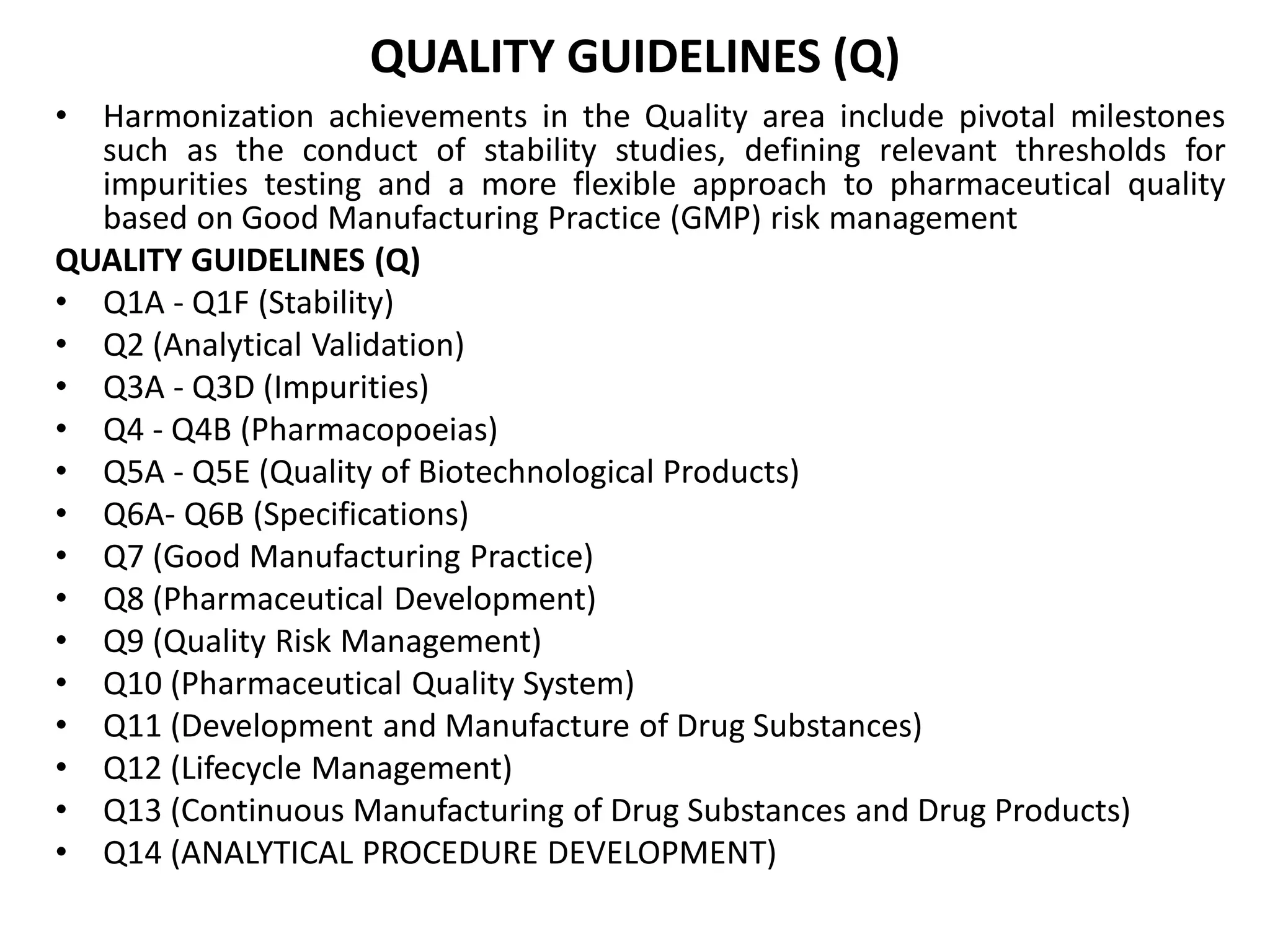ICH guidelines in biopharmaceutics b.pharm | PDF