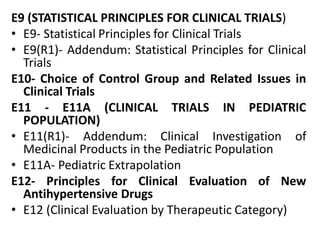 ICH guidelines in biopharmaceutics b.pharm | PDF