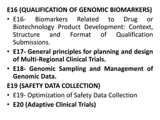 ICH guidelines in biopharmaceutics b.pharm | PDF