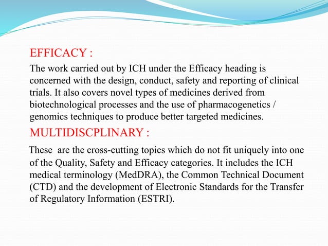 ICH AND ICH GUIDELINES | PPTX