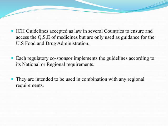 ICH AND ICH GUIDELINES | PPTX