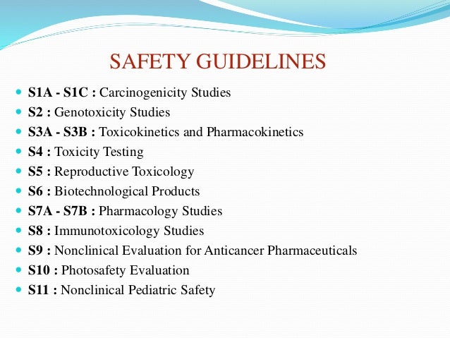 ICH AND ICH GUIDELINES