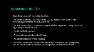 ICH-E2A: Safety Reporting in Clinical Trials in Australia | PDF