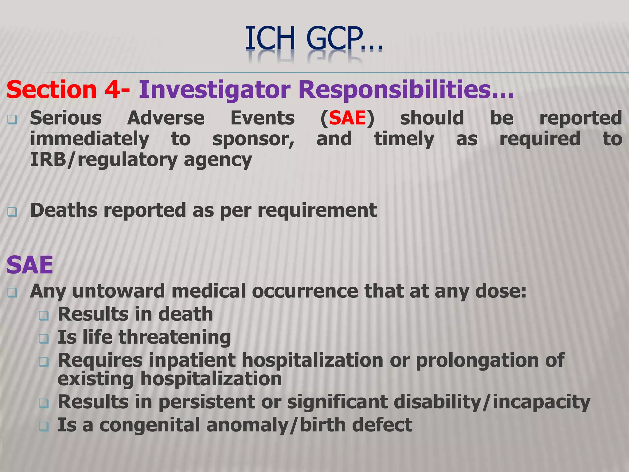 ICH GCP | PPTX