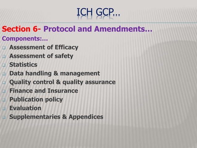 ICH GCP | PPTX | Medical Health