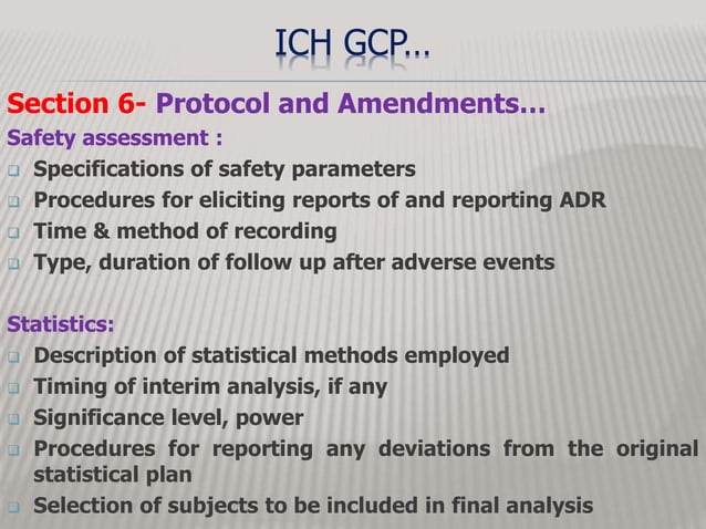ICH GCP | PPTX | Medical Health