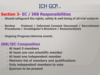 ICH GCP | PPTX