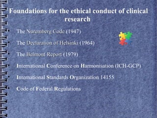 ICH GOOD CLINICAL PRACTICE | PPT