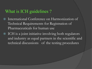 ICH-guidlines for stability testing of drugs | PPT